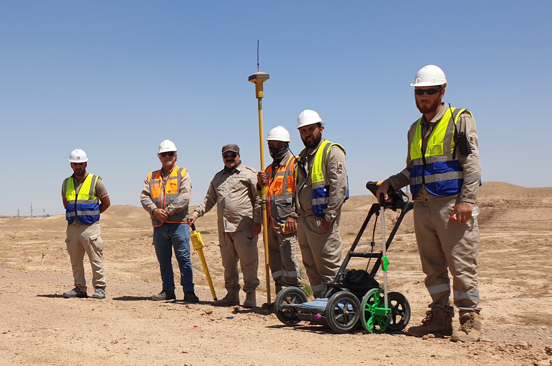 OILFIELD UNDERGROUND PIPELINES DETECTION, ROUTE SURVEY AND MARKERS ...